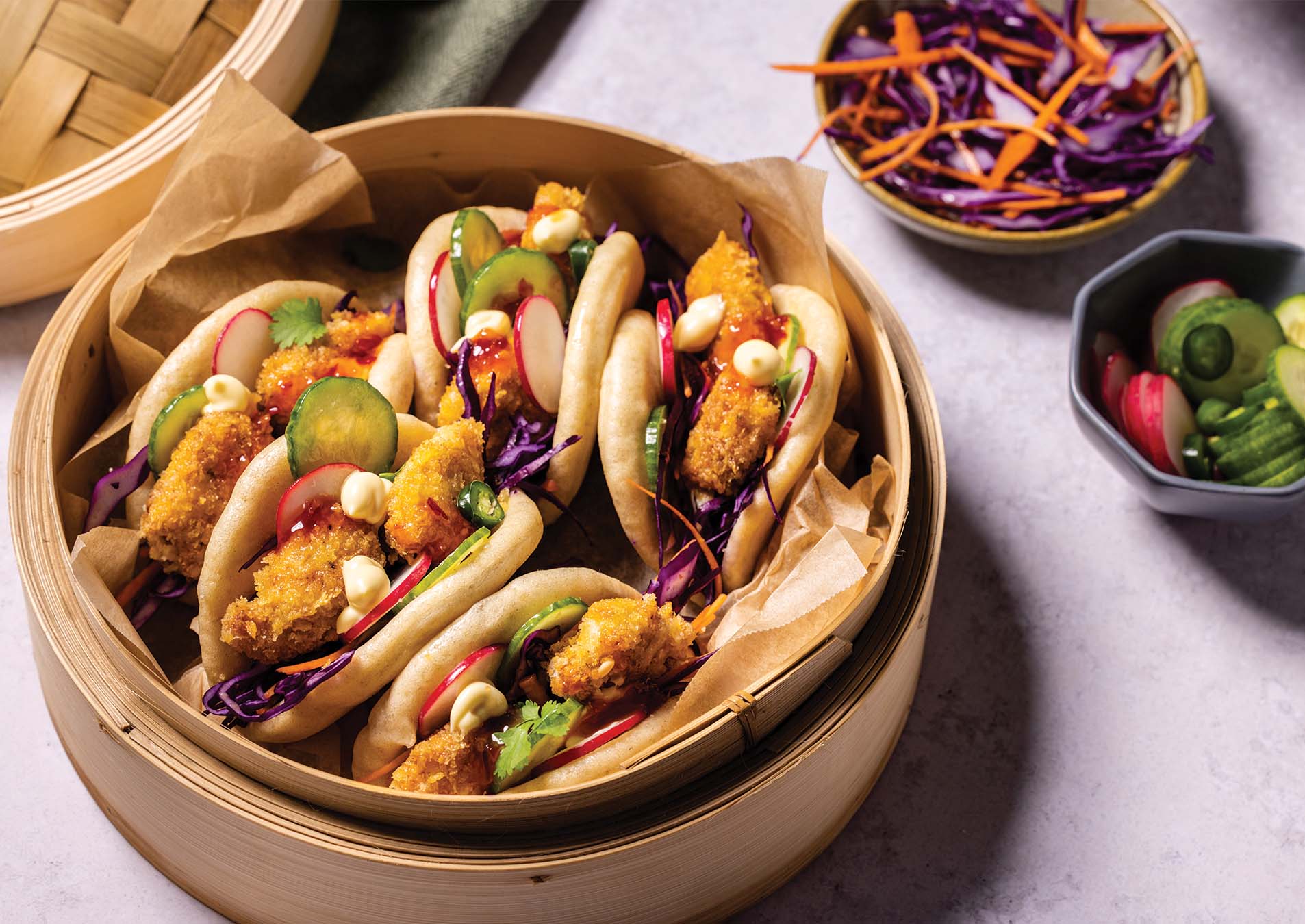 Crispy Chicken Bao Buns Recipe Westgold NZ Crispy Chicken Bao Buns Recipe Westgold NZ