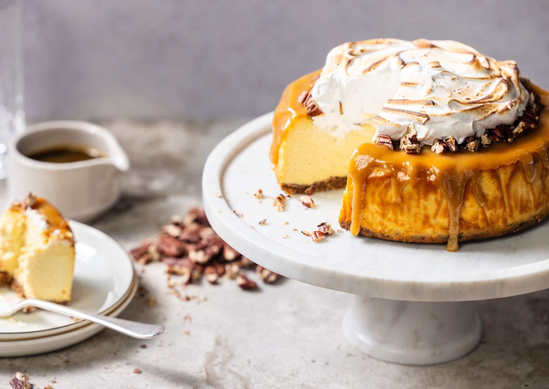 Gingerbread Cheesecake with Baileys Pecan Caramel | Westgold NZ